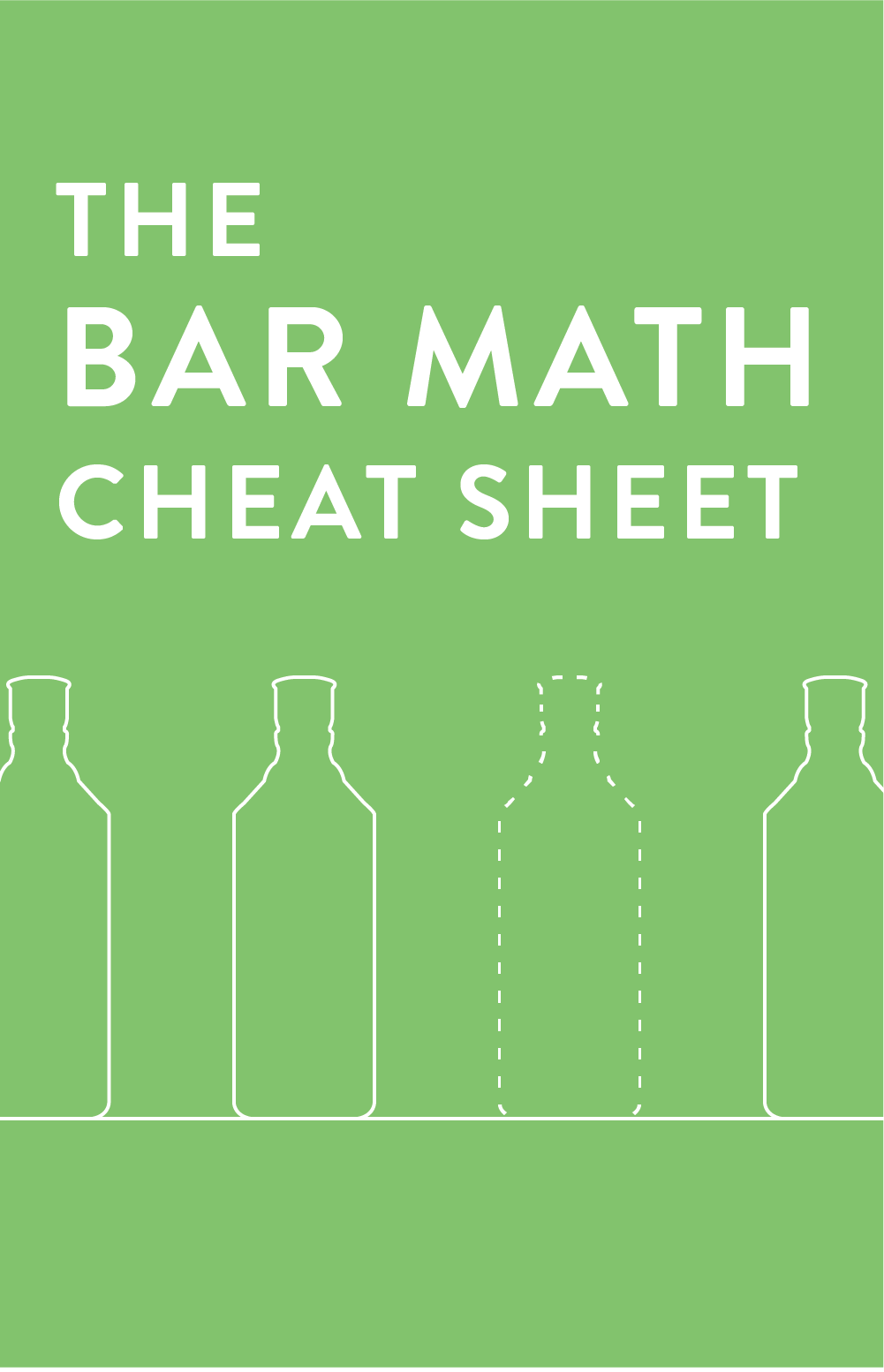 Bar Math Boost Your Beverage Program With These Equations BevSpot